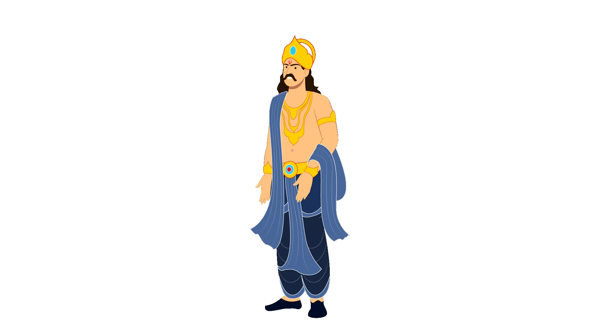 Download Vibhishan Animated Character – Pixominia | Pixominia